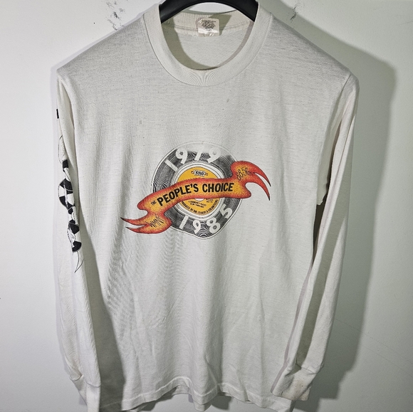 Shirts | Vintage 1985 Community Radio 885 Fm Peoples Choice Music Long ...
